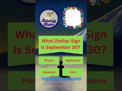 September 30 Zodiac Sign #quiz #zodiacsigns