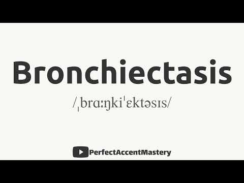 How to Pronounce BRONCHIECTASIS | Disease Name | IPL | Definition | Perfect Accent Mastery