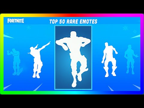 Fortnite TOP 50 RARE EMOTES in April 2023!