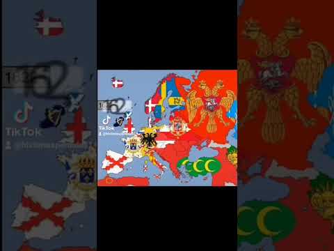 🌍Mapa de Europa en 2020 vs 1622🌍 #historia #mapas #españa