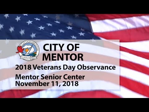 Mentor Veterans Day Ceremony 2018