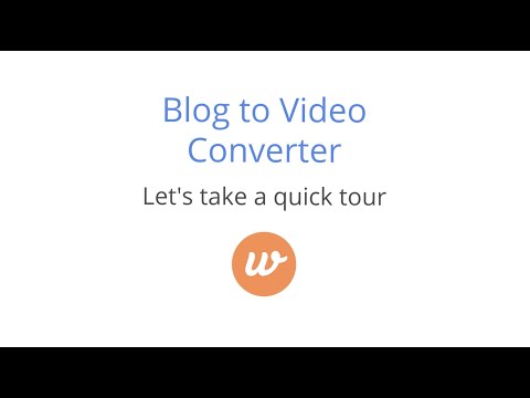 Blog to video Converter