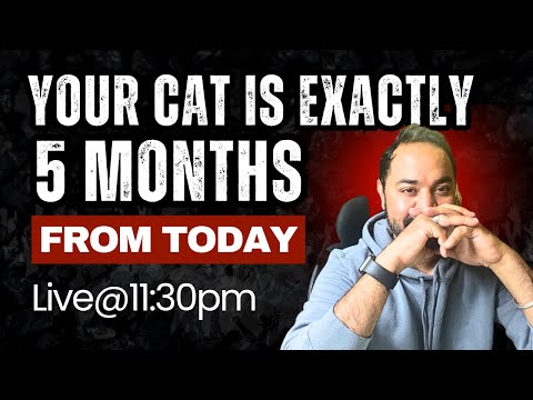 5 Months to CAT 2025 exam | CAT Preparation from July month | Daily schedule for CAT