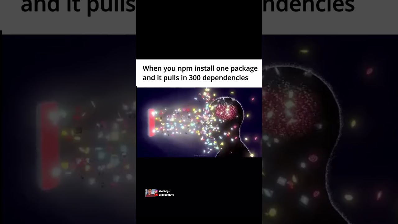 Just One Package #coding #programming #javascript #python