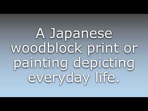 What does Ukiyo-e mean?