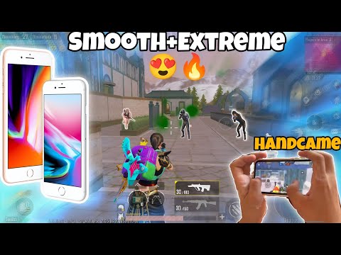 "iPhone 8 Plus Smooth + Extreme PUBG Gameplay 🔥😍 (Handcam)"