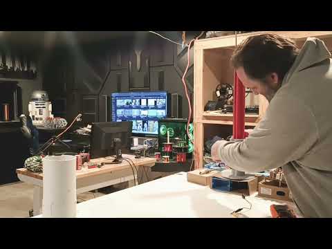 Driving Motor Tesla Coil Progress
