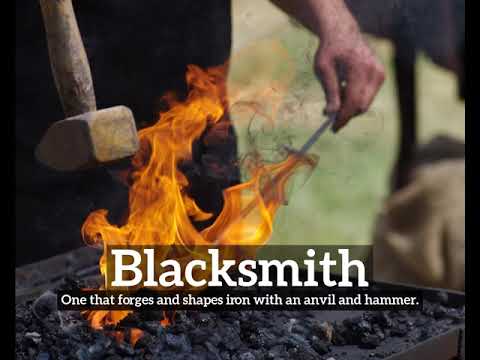 What is Blacksmith? | How to Say Blacksmith in English? | How Does Blacksmith Look?