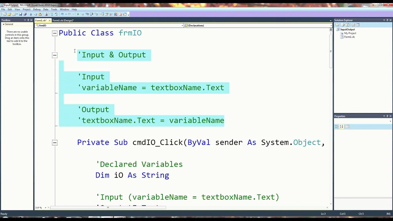 Microsoft Visual Basic 2010 - Tutorial 3