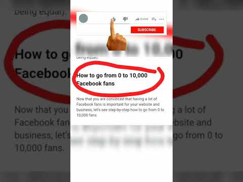 How to get 10k followers in 1 day on Facebook ????REAL #shorts