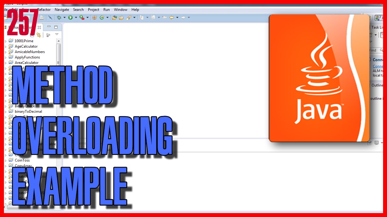 JAVA Simple method overloading example