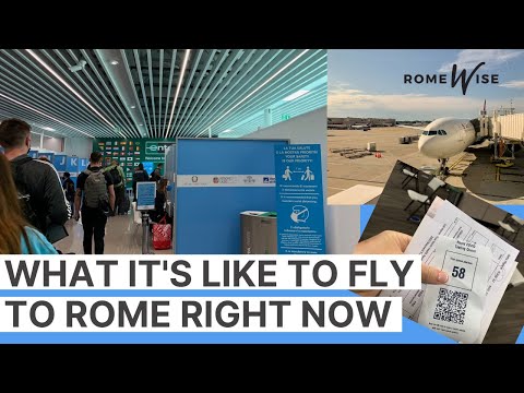 Fly to Rome right now on Covid-tested flights. Find out what it's like and what to expect!
