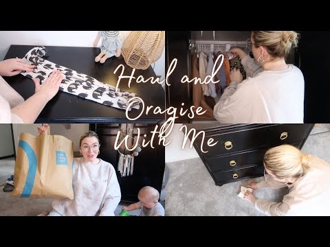 BABY BOY CLOTHES HAUL | ORGANISE THE NURSERY WITH ME | BABY CLOTHES STORAGE TIPS | ellie polly