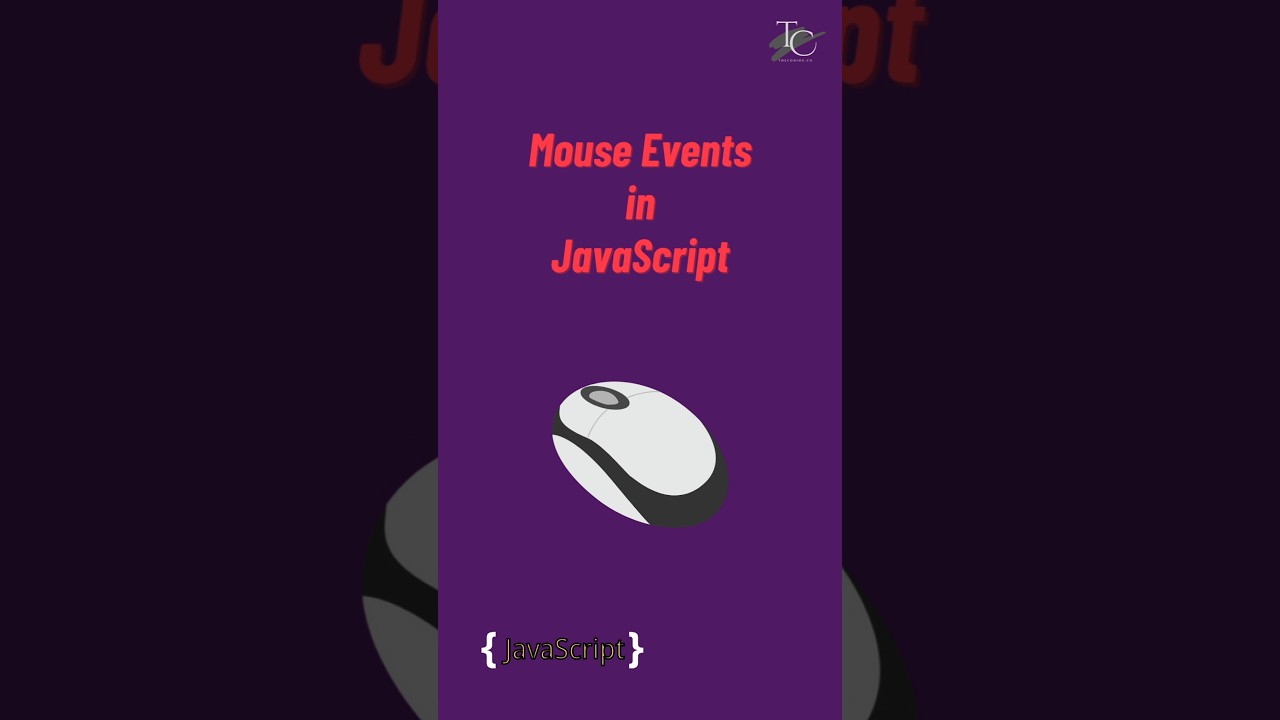 Mouse events in javascript | #javascript tutorial in 1 minutes #events #programming #coding