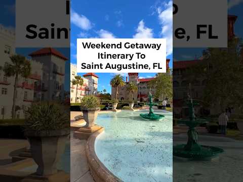 📍St Augustine, Florida #floridatravel #florida #staugustine #weekendgetaway #itinerary #getaway