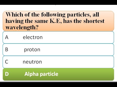 QUANTUM MECHANICS MCQ'S (PART-1)