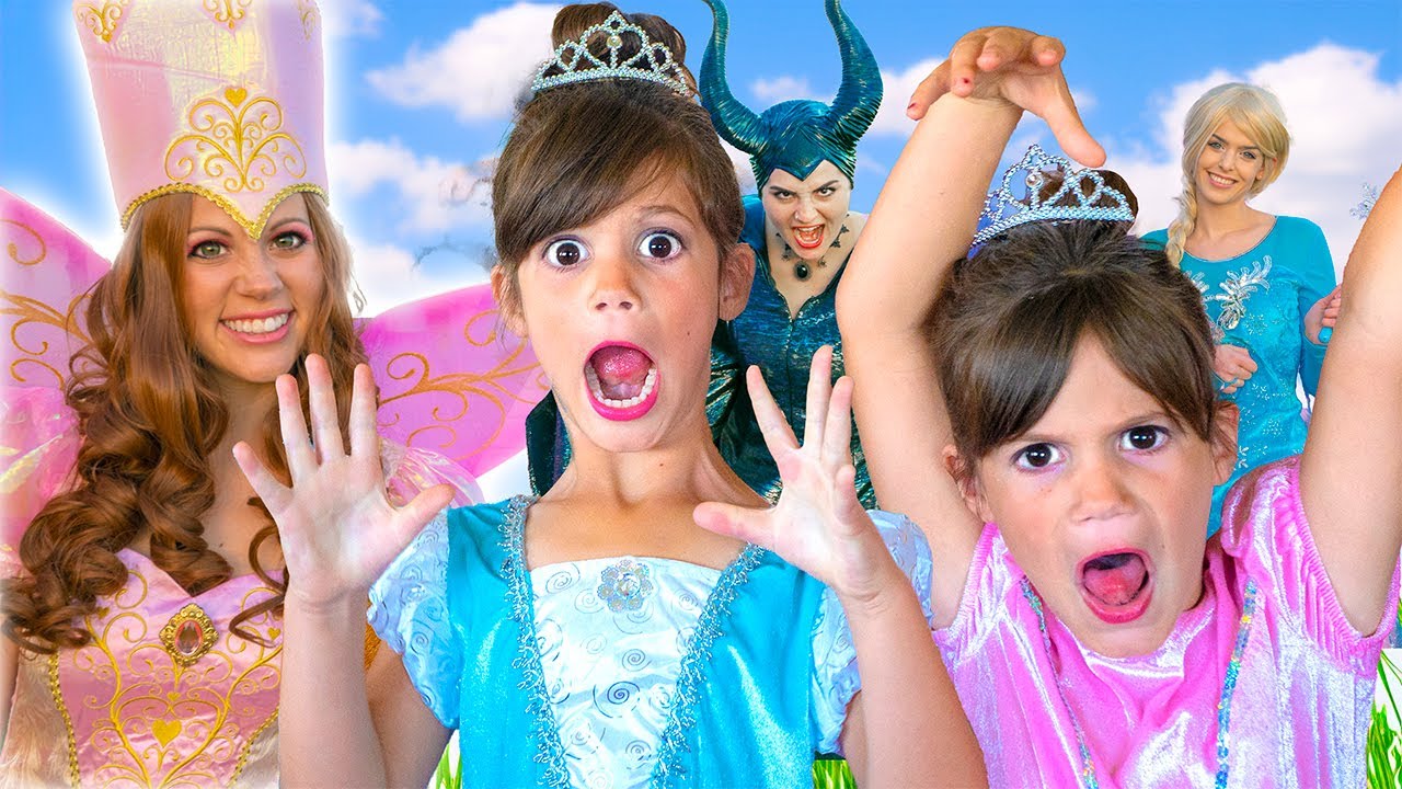 Princess Party with Elsa, Ariel, Jasmine, Tiana, Maleficent, Fairy Godmother, Elena, and Belle!