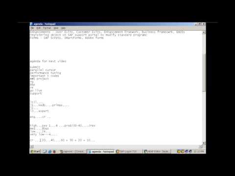 Working in an AMS project, Important T Codes, Performance Tuning - Day 16