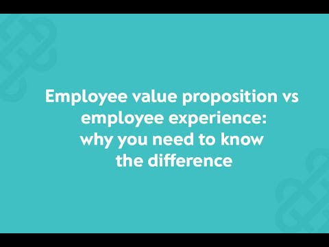 What's the difference between your Employee Value Proposition (EVP) and Employer Brand?