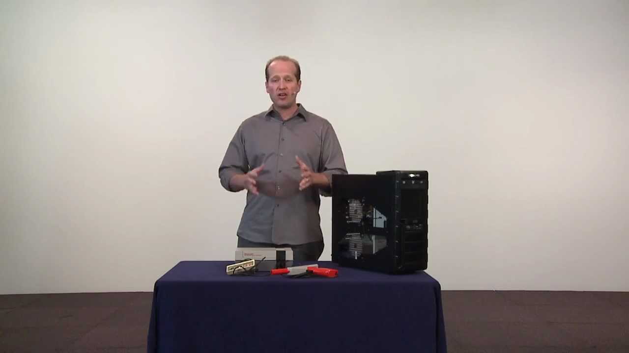 Looking inside a computer - LearnKey A+ Certification 2012 course preview