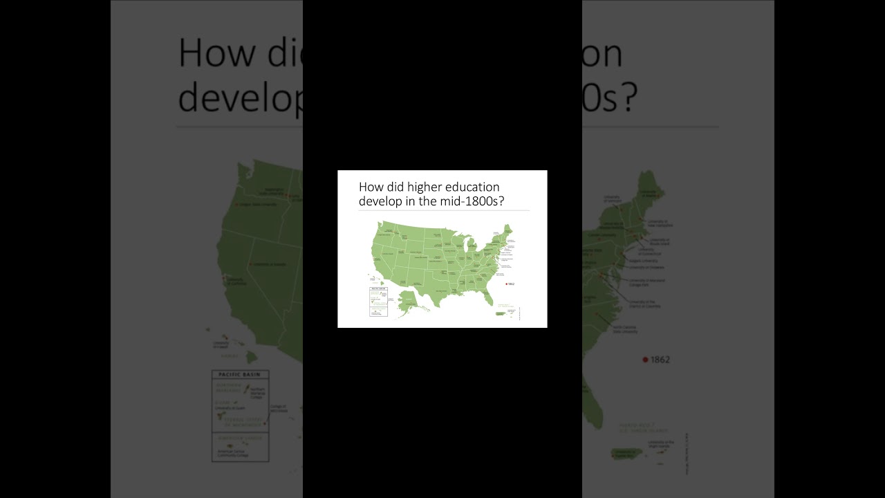 Morrill Land Grant Acts & the Expansion of Higher Education in the 1800s