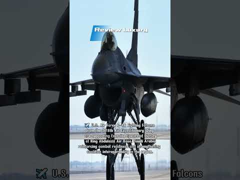 βοΈ U.S. Air Force F-16 Fighting Falcons from the 378th Air Expeditionary Wing