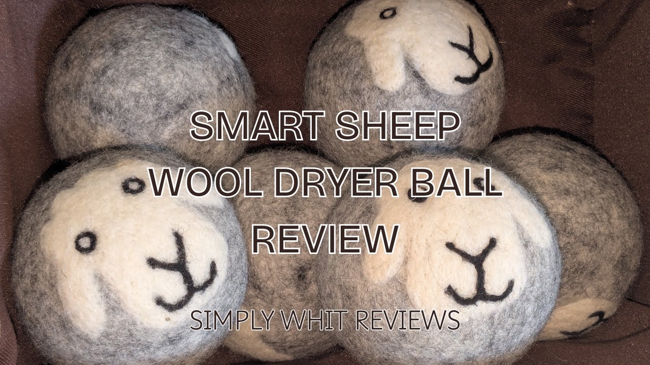 Smart Sheep Wool Dryer Balls Review | Eco-Friendly Fabric Softener Alternative for Laundry #ad