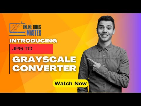 How to Convert JPG to Grayscale | BT-709, Custom Grayscale & More || Online Tools Master