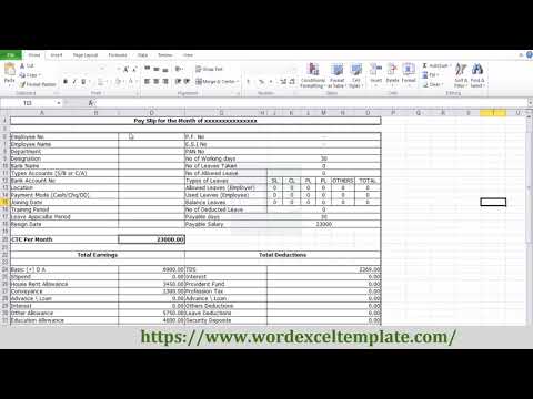 how to make salary sheet template in excel - how to make salary sheet using microsoft excel