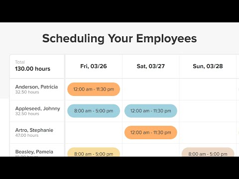 OnTheClock Webinar: Scheduling your Employees