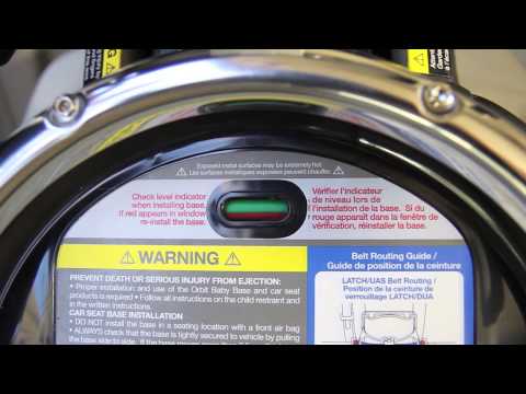 Orbit How: Installing the Toddler Car Seat G2/G3 with the Car Seat Base with Lap-Shoulder Belts