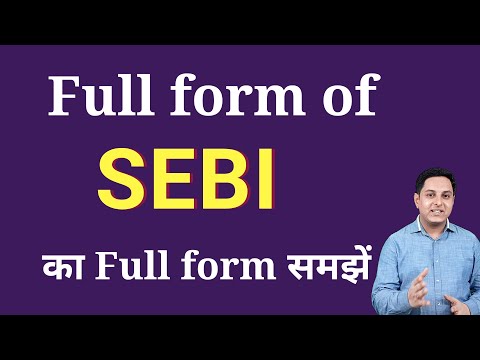 SEBI full Form | full Form of SEBI | SEBI ka full form Explained