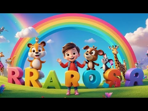 Rhyming Rainbow Read | Fun Rhyming & Color Song for Kids | Learn Rhymes and Colors with a Rainbow