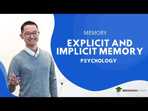 Explicit and Implicit Memory
