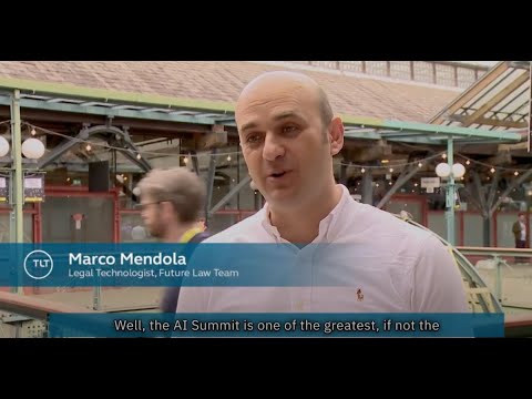 TLT's Marco Mendola talks to us at the AI Summit, London - June 2024