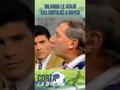 Bilardo atajó las críticas de Sanfilippo a Goycochea.