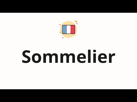 How to pronounce Sommelier