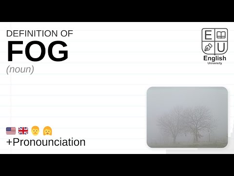 FOG meaning, definition & pronunciation | What is FOG? | How to say FOG
