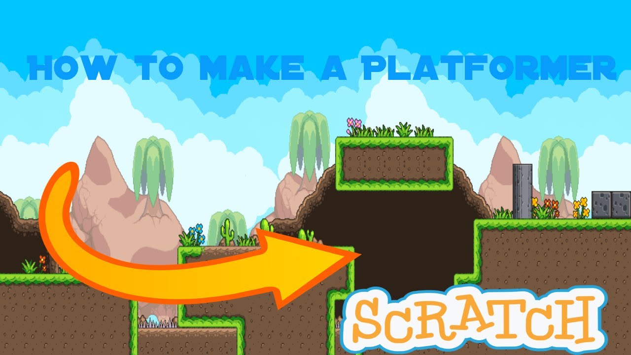 How to create a simple platformer on Scratch // Ace Coding