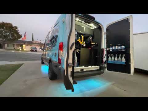 Detailing Van Setup Ford Transit 250!!