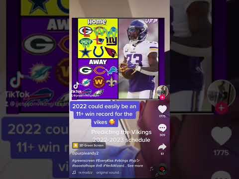PredictingVikings 2022-2023 schedule