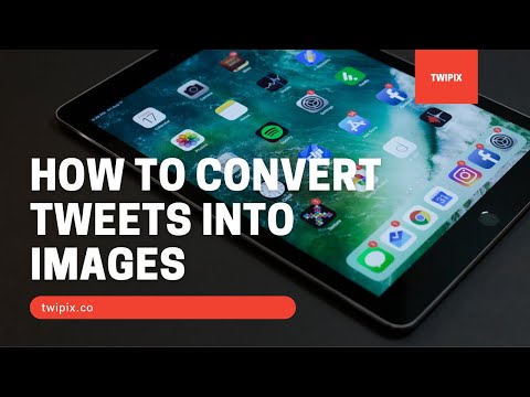 How to convert tweets into images | twipix.co