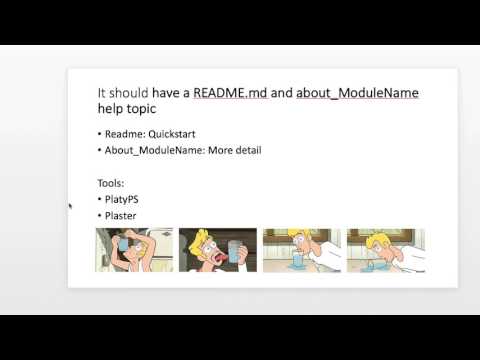 Writing PowerShell Modules