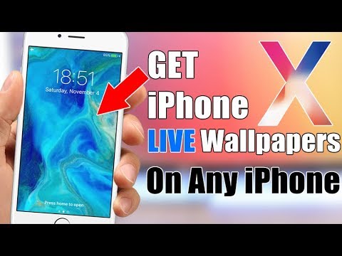 Download The iPhone X Exclusive LIVE Wallpapers On Any iPhone !