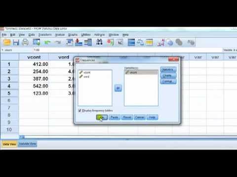 SPSS for newbies: how to get mean; median; mode; standard deviation etc ...