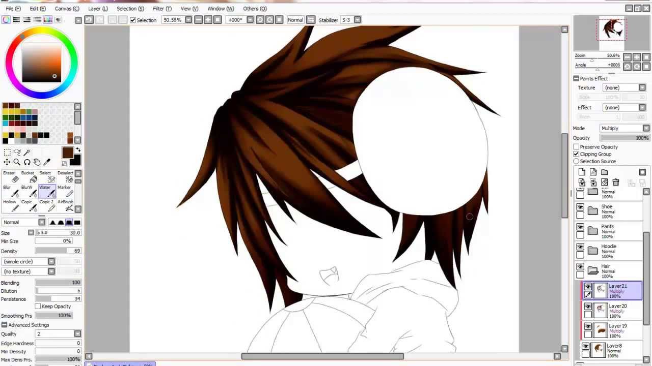 [SpeedPaint] - Eyeless Jack (chibi)