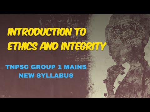 INTRODUCTION TO ETHICS AND INTEGRITY | TARGET TNPSC