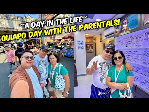 Manila Vlog: Tara sa Quiapo. Bulalo at Quinta Market + Buying new Eyewear! 🇵🇭