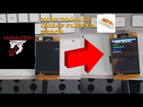 HOW TO MAKE A CHEAP FLIPPER ZERO! (CYD with marauder)