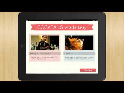 Cocktails Made Easy App for the iPhone and iPad
